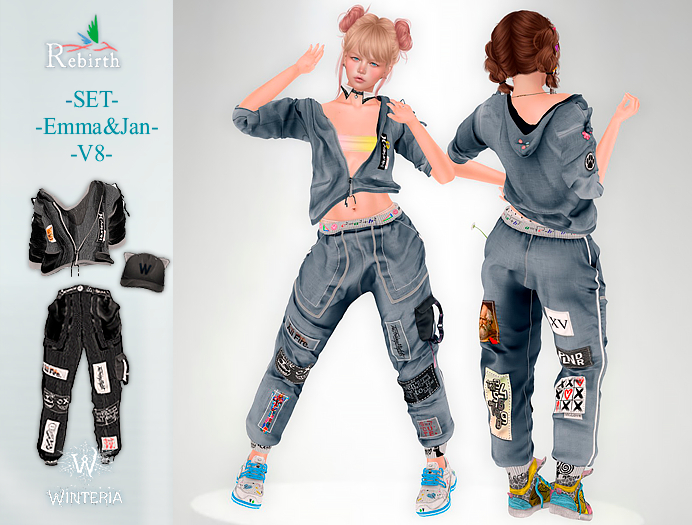 Second Life Marketplace - SET-8-Emma&Jan-Rebirth